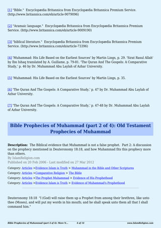 Bible prophecies of_muhammad_complete_from_part_1_to_4_200_en | PDF