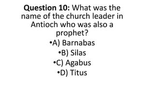BIBLE QUIZ FROM THE BOOK OF ACTS OF THE APOSTLES.pptx
