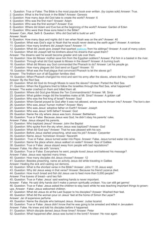 bible quiz questions for bible month.docx