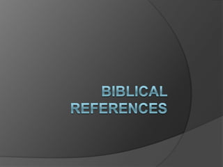 Bible references | PPT