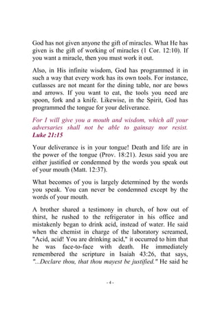 Bible sense for deliverance | PDF