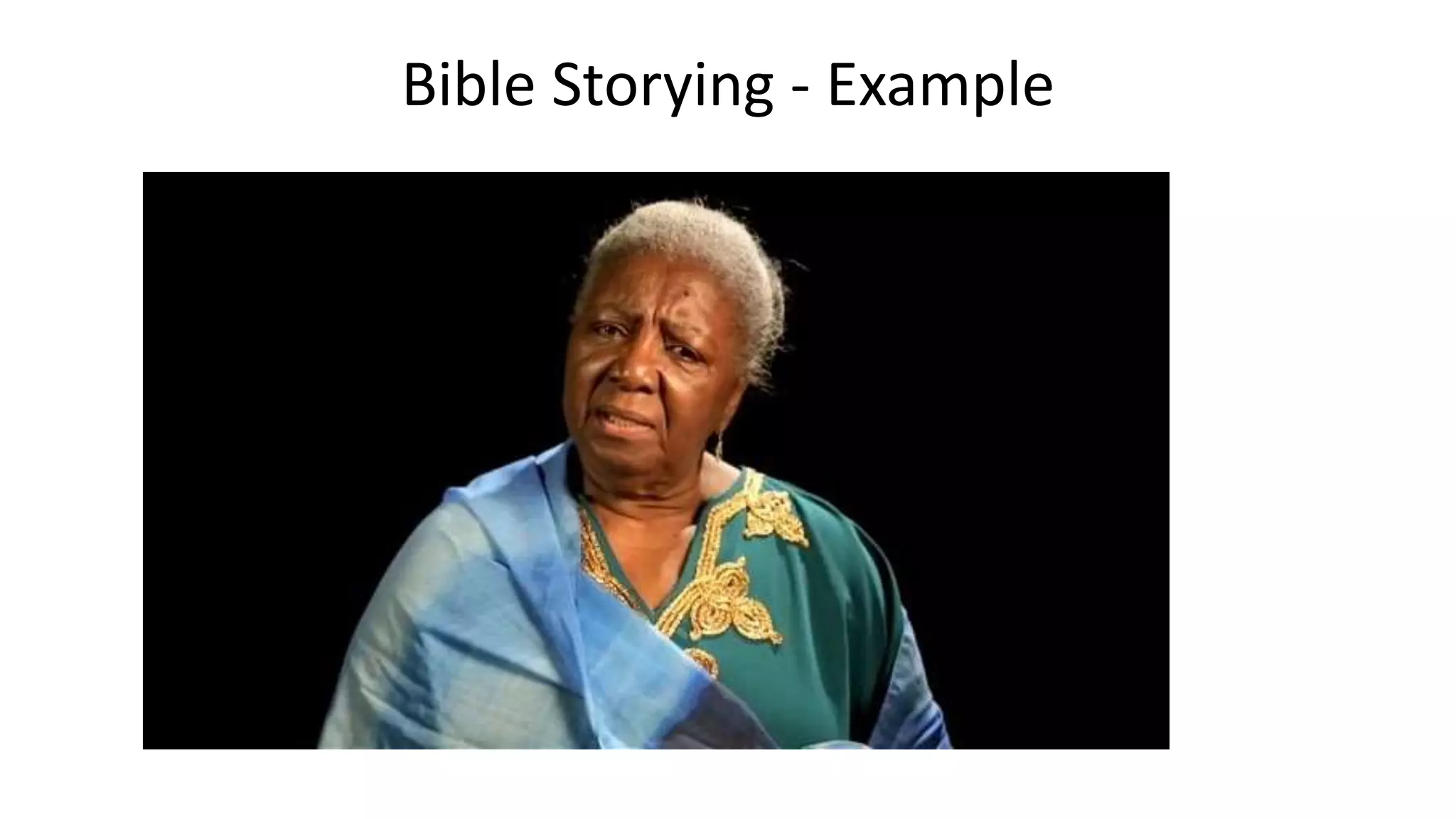 Bible storying | PPT
