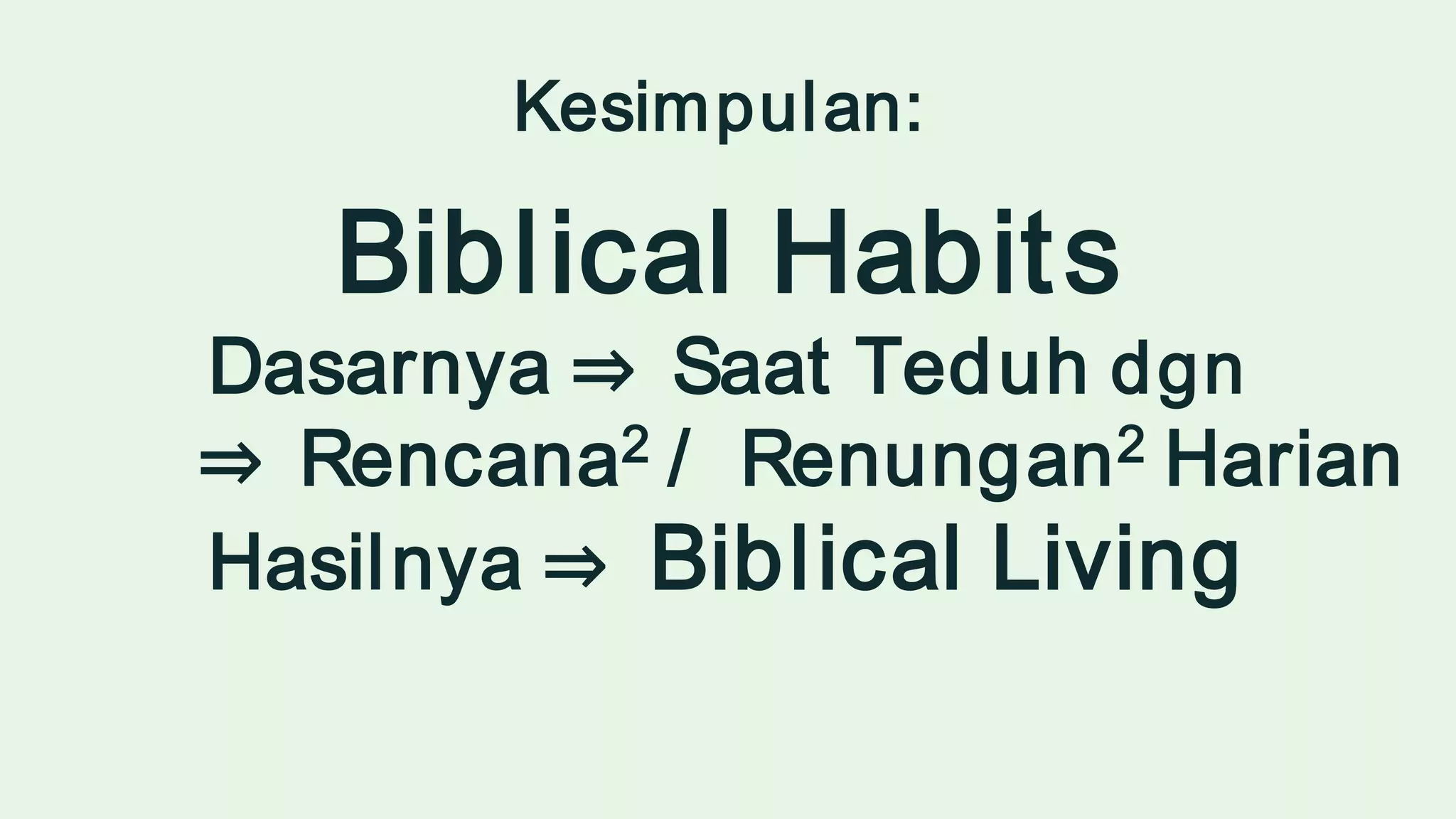 Rencana2 Baca Alkitab dan Renungan2 | PPT