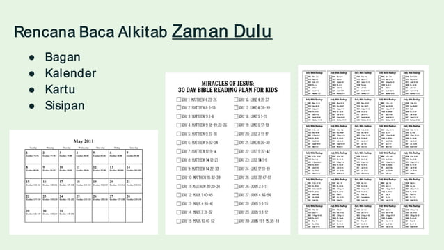 Rencana2 Baca Alkitab dan Renungan2 | PPT