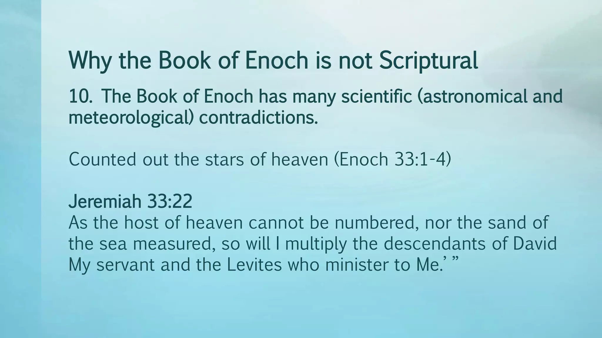 Bible study - First Book of Enoch | PPTX