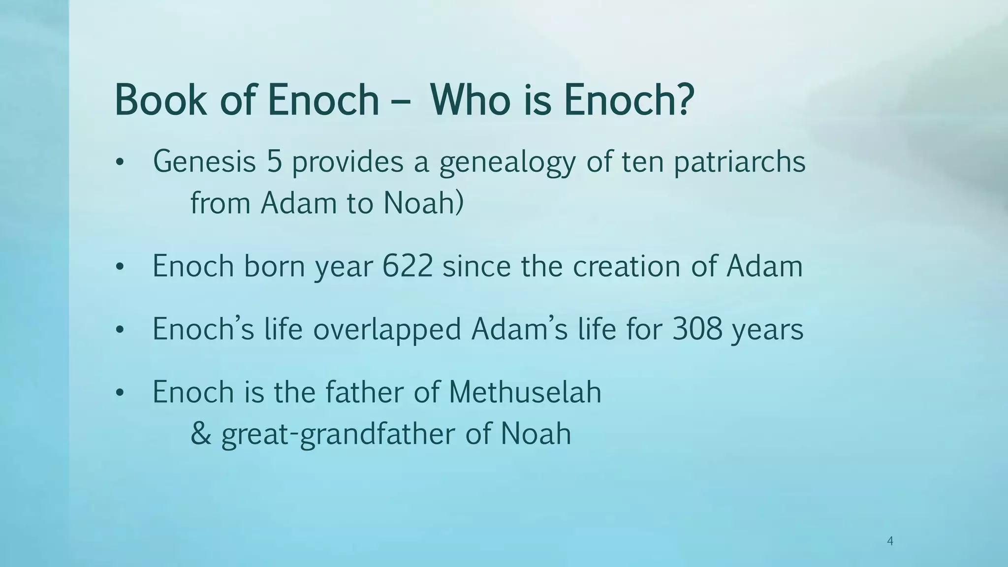 Bible study - First Book of Enoch | PPTX