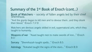 Bible study - First Book of Enoch | PPTX