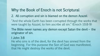 Bible study - First Book of Enoch | PPTX