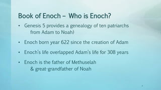 Bible study - First Book of Enoch | PPTX