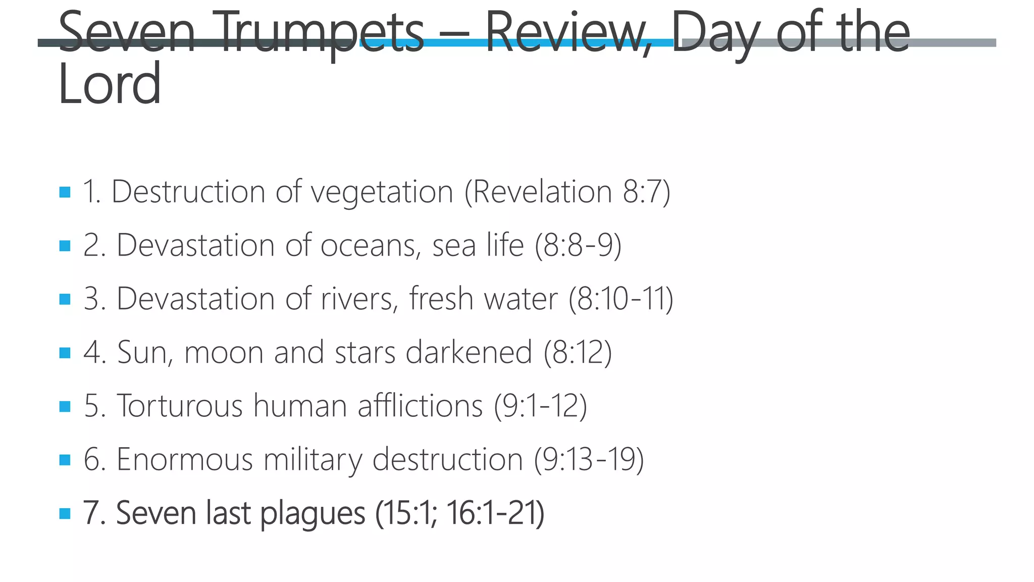 Book of Revelation - Timeline | PPTX