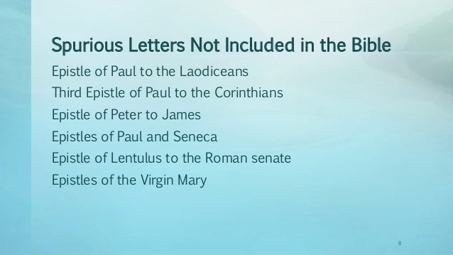 Bible study - Books Not in the Bible | PPT