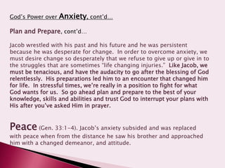 Bible Study Online Lesson1- Anxiety | PPTX