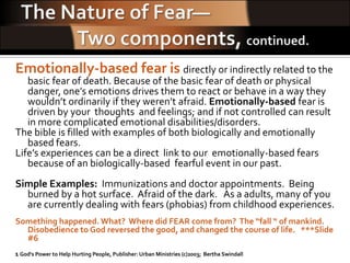 Bible Study Onlines Lesson 4 Fear | PPTX