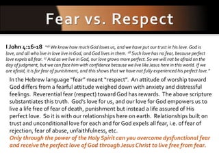 Bible Study Onlines Lesson 4 Fear | PPTX