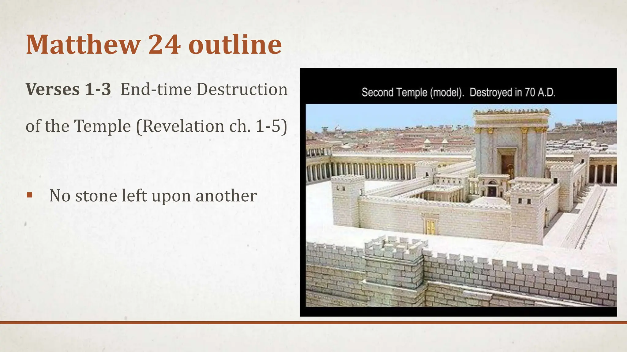 An Outline of Matthew, Chapter Twenty-Four | PPTX