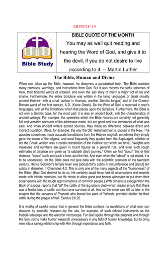 Bible study part 1 | DOC