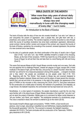 Bible study part 2 | PDF