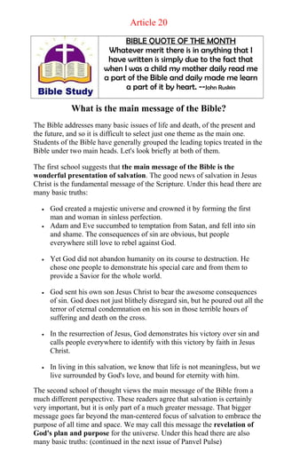 Bible study part 2 | DOC