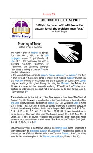 Bible study part 2 | PDF