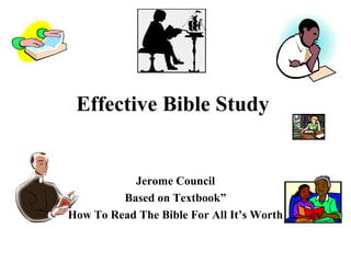 Bible study -Effective Bible Study Methods | PPT