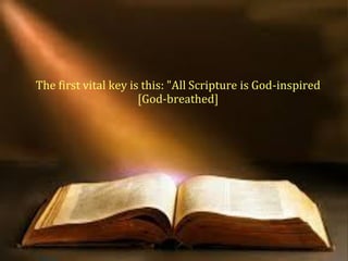 Bible Study Keys & Rules To Reveal The Scriptural Understanding | PDF