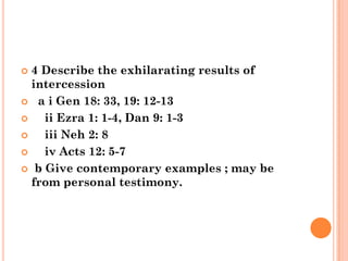Bible study on intercession | PPTX