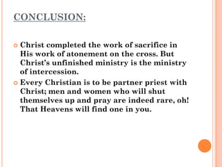 Bible study on intercession | PPTX