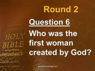 General Knowledge Bible Quiz. Good for Bible Study. | PPT