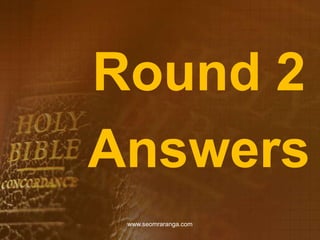 General Knowledge Bible Quiz. Good for Bible Study. | PPT