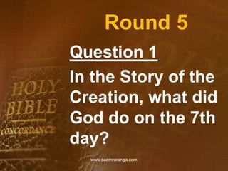 General Knowledge Bible Quiz. Good for Bible Study. | PPT