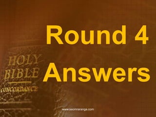 General Knowledge Bible Quiz. Good for Bible Study. | PPT