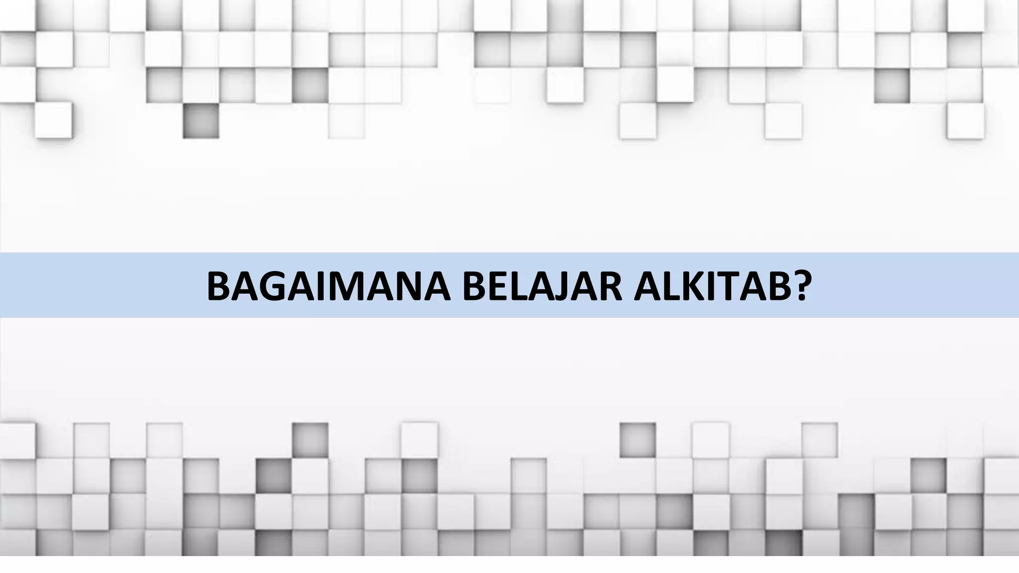 Metode-Metode Belajar Alkitab | PDF