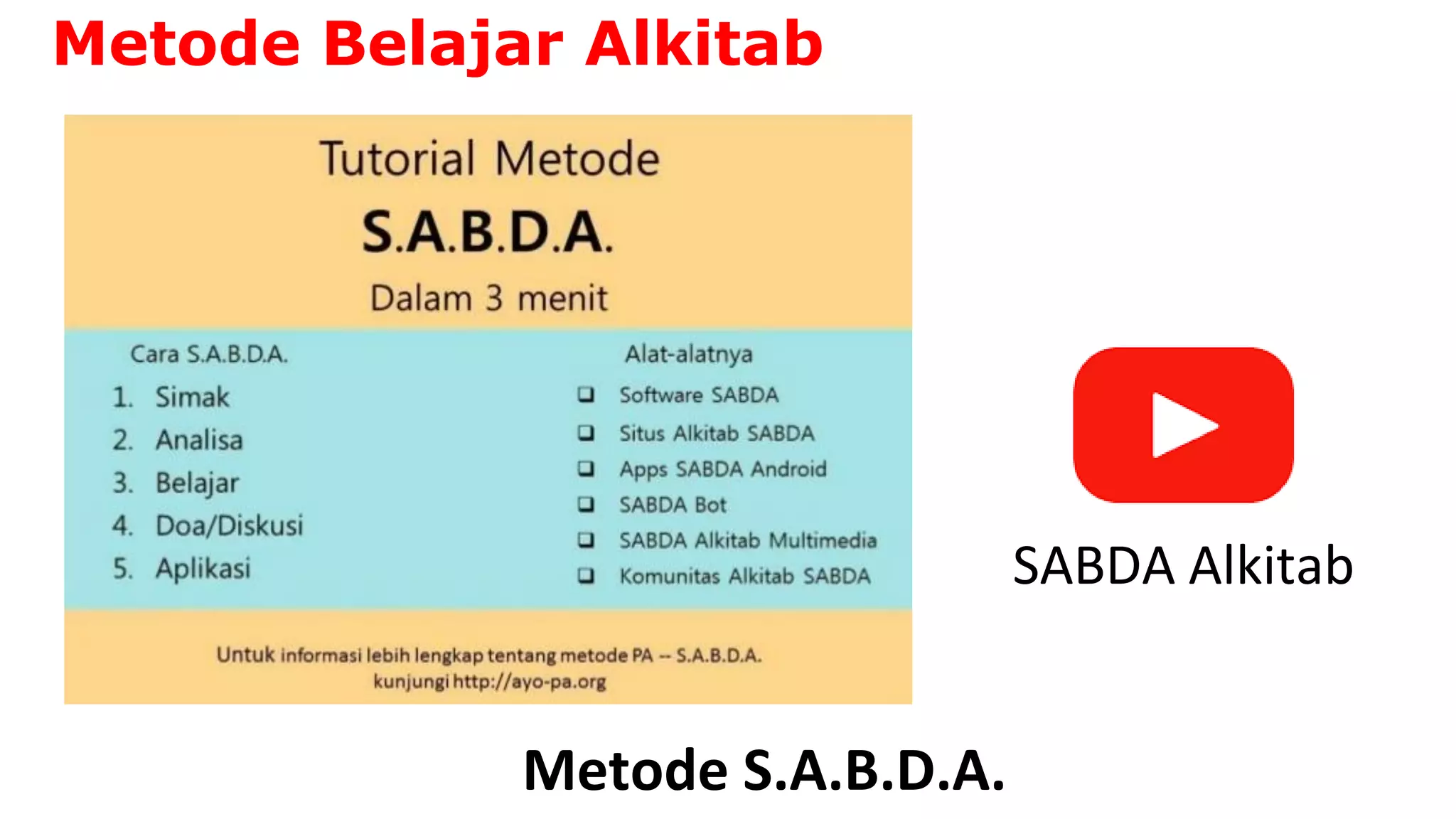 Metode-Metode Belajar Alkitab | PDF