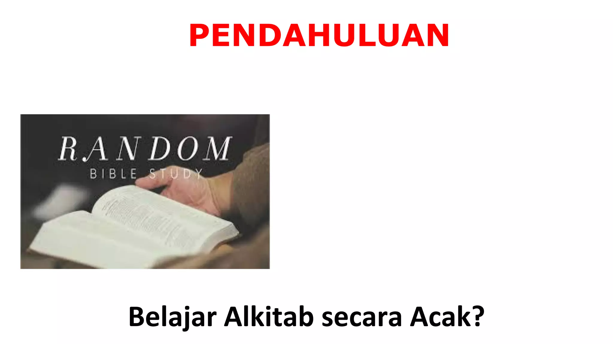 Metode-Metode Belajar Alkitab | PDF