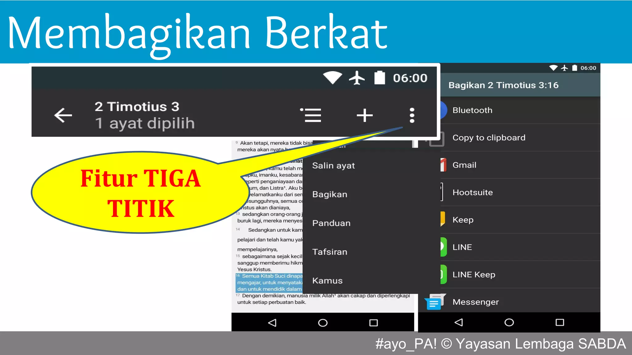 Bagaimana Belajar Alkitab? Training Penggunaan Aplikasi Alkitab SABDA | PDF