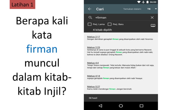 Bagaimana Belajar Alkitab? Training Penggunaan Aplikasi Alkitab SABDA | PPT
