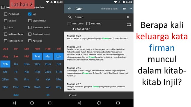Bagaimana Belajar Alkitab? Training Penggunaan Aplikasi Alkitab SABDA | PPT | Free Download