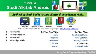 Bagaimana Belajar Alkitab? Training Penggunaan Aplikasi Alkitab SABDA | PDF