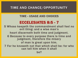 Bible teaching time stewardship | PPTX