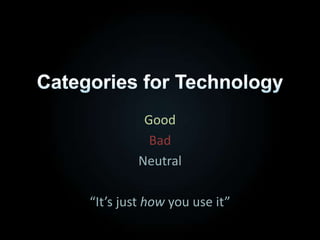 Technology Is Not Neutral: How Bible Technology Shapes Our Faith | PPTX