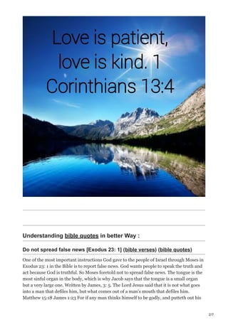 Bible verses | PDF