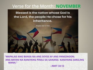 Bible Verses 2019-2020 November to March.pptx
