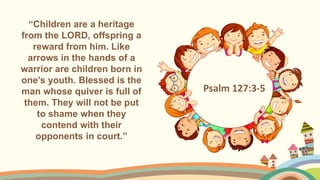 48 Happy and Sweet Bible Verses About Children | PDF