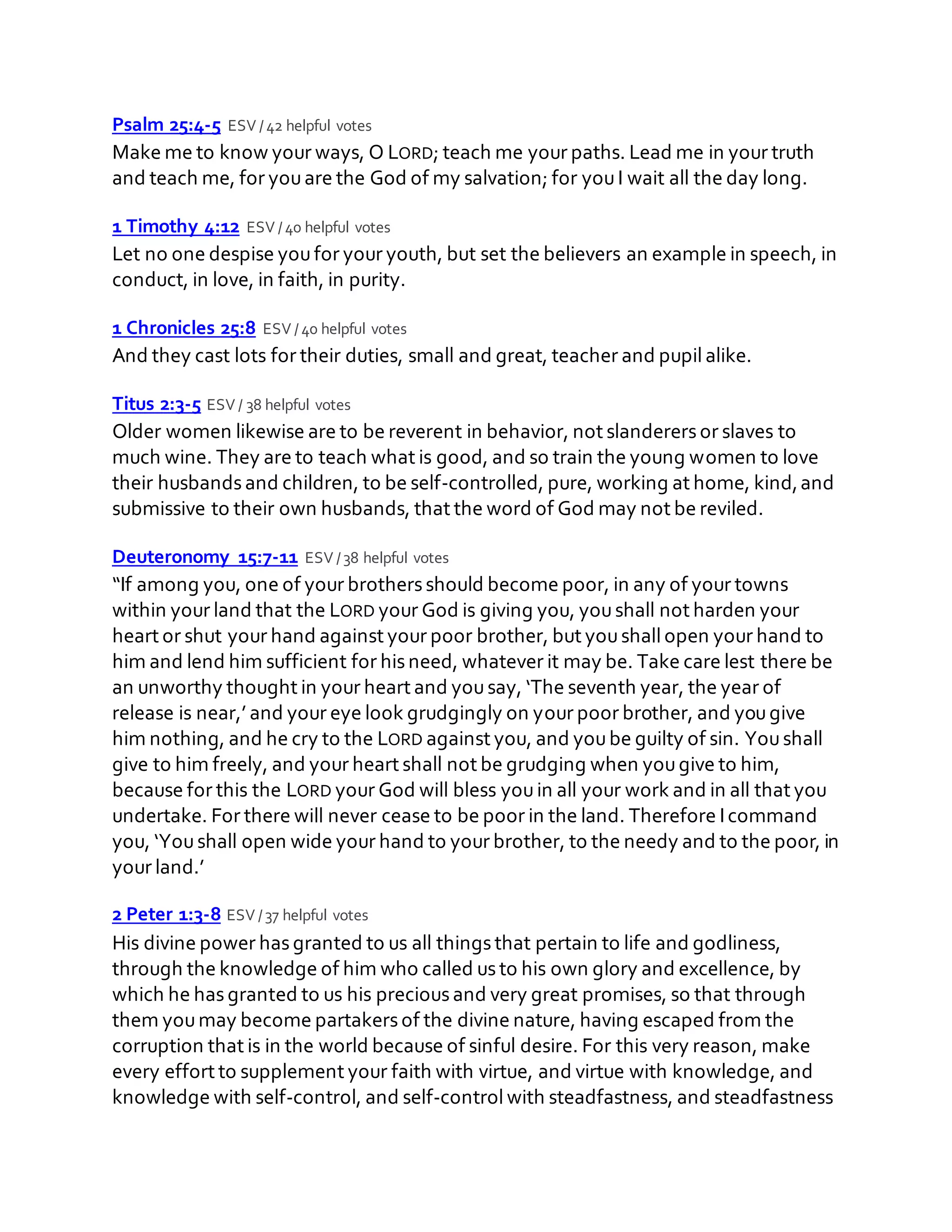 Bible verses about education | DOCX