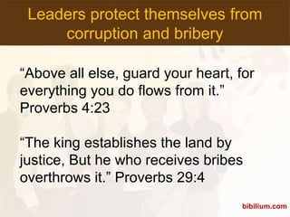 Bible Verses About Leadership | PPTX