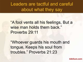 Bible Verses About Leadership | PPTX