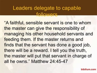 Bible Verses About Leadership | PPTX