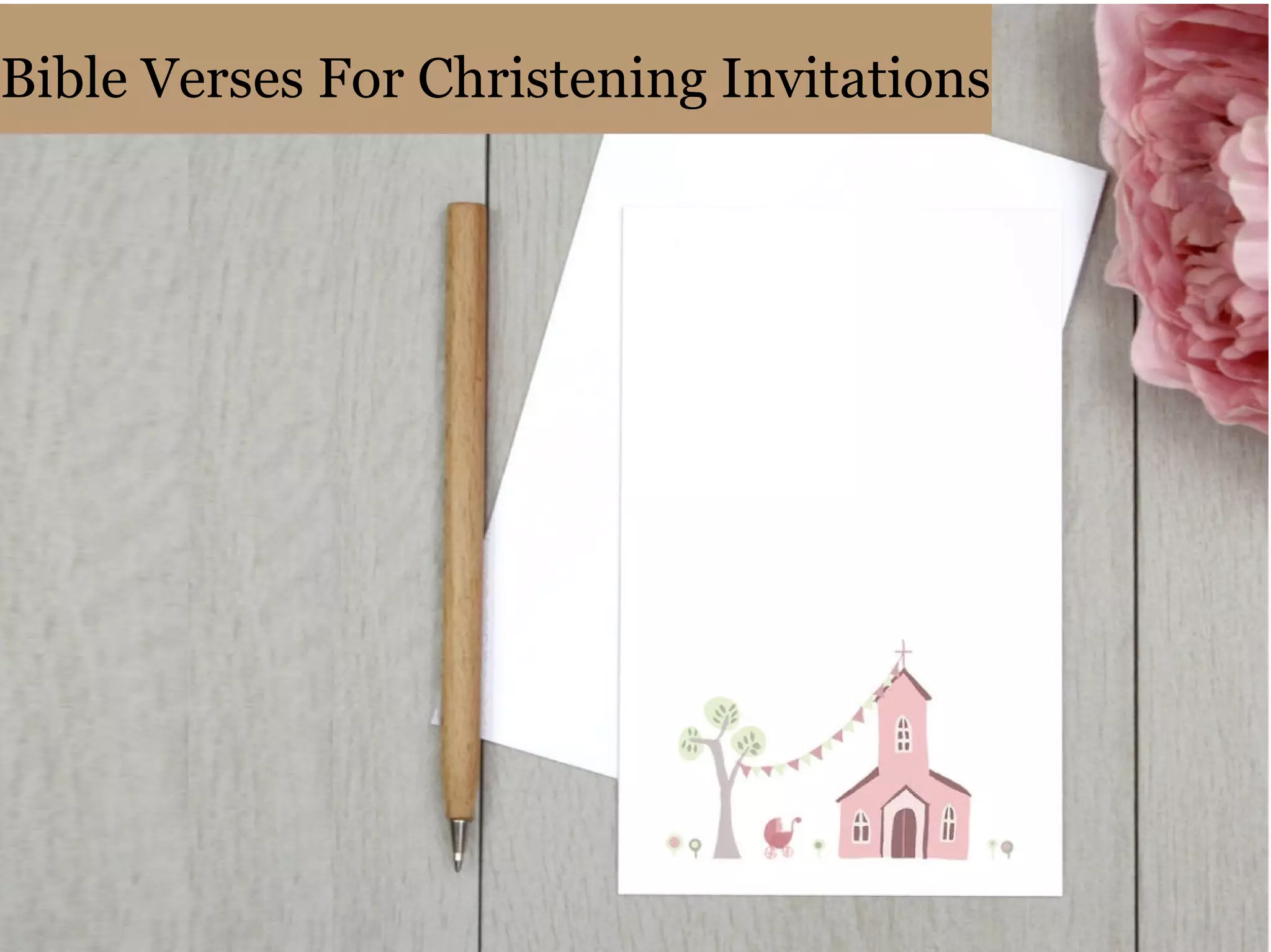 Bible verses for christening invitations | PPT