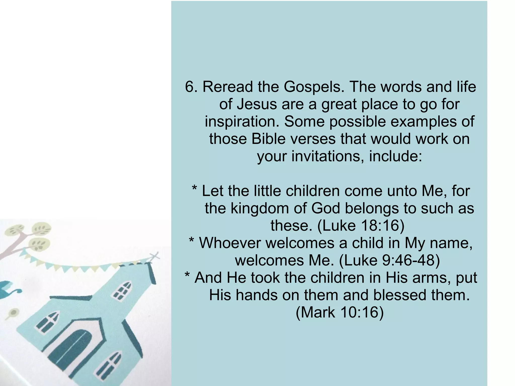 Bible verses for christening invitations | PPT