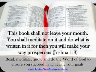 Bible verses for Setting Goals | PPTX